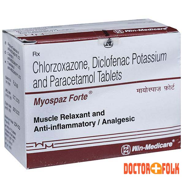 Myospaz Forte Tablet: Uses, Side Effects, Price and Dosage
