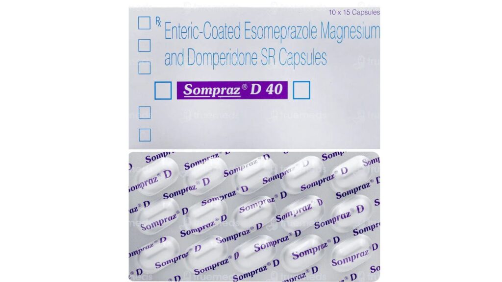 Sompraz D 40 Tablet Uses in Hindi: उपयोग, कीमत, खुराक, आदि