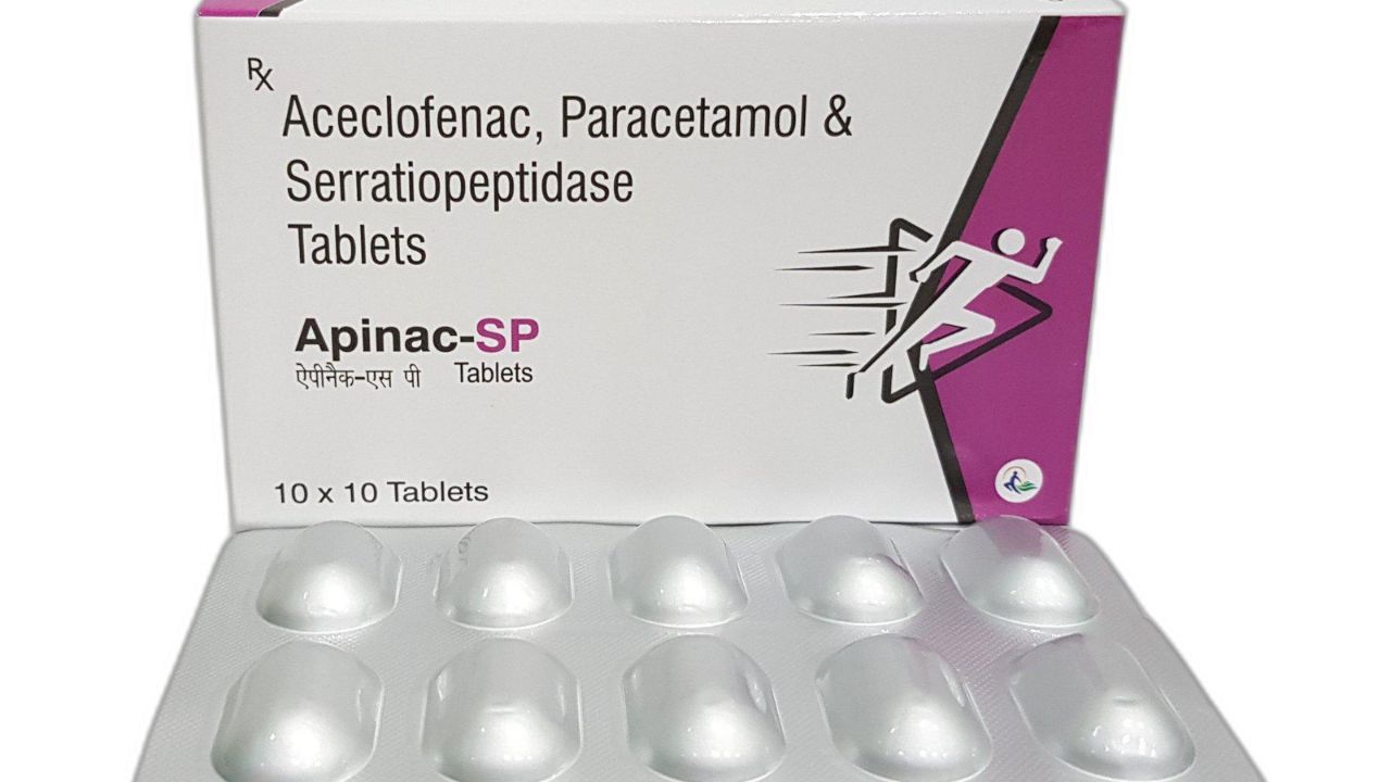 Aceclofenac Paracetamol & Serratiopeptidase Tablets Uses